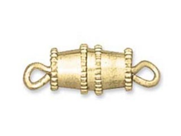 Barrel Screw Clasp - Gold Finish - 12 Pack | Base Metal Jewelry Clasps ...