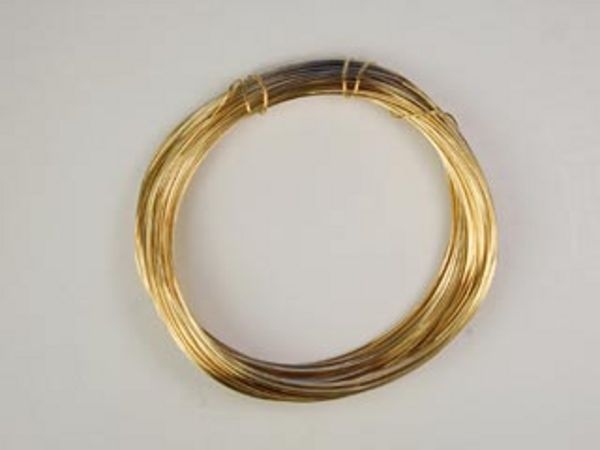 24 Gauge Round 14kt Goldfill Half Hard Metal Wire - 55.55 Feet | Metal ...