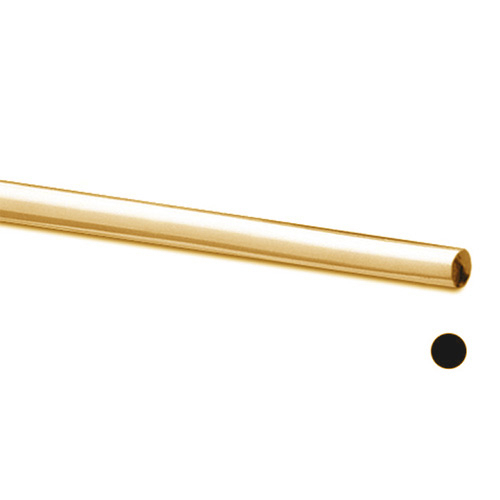 20 Gauge Round German Gold Metal Wire - Half Hard with Copper Core ...