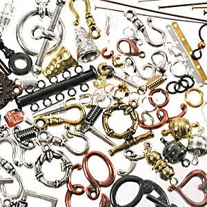 Metal Findings for Making Jewelry | Crimp Beads, Beadtips, Clasps, Bead ...